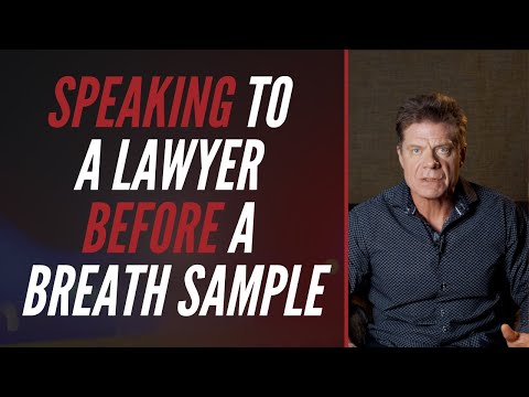 Speaking To A Lawyer Before A Breath Sample | Kruse Law Firm