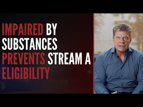 Impaired By Substances Prevents Stream A Eligibility | Kruse Law Firm