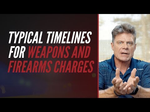 Typical Timelines For Weapons And Firearms Charges | Kruse Law Firm