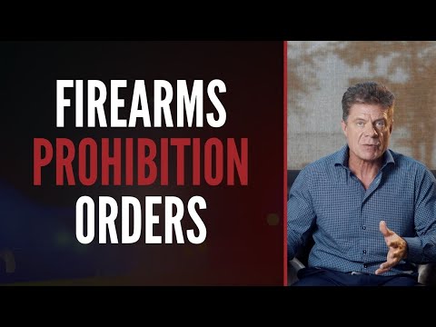 Firearms Prohibition Orders | Kruse Law Firm