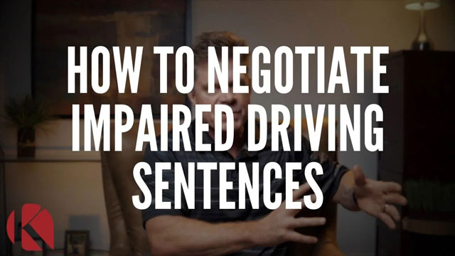 How to Negotiate Impaired Driving Sentences | Kruse Law Firm